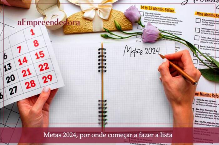 Metas 2024, por onde começar a fazer a lista